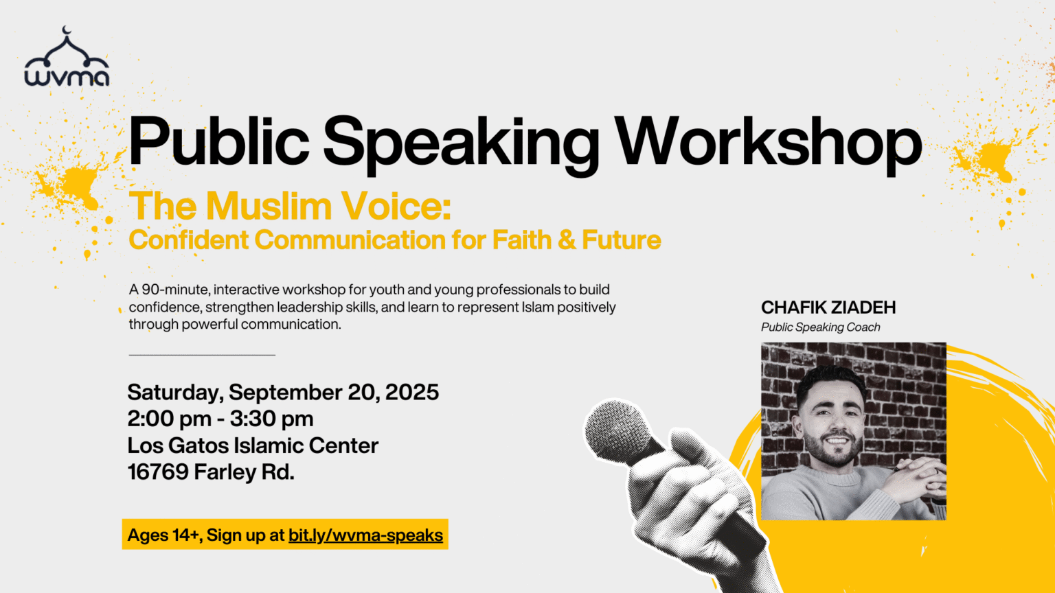 The Muslim Voice: Public Speaking Workshop